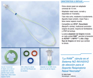 Cánula Nasal RAM | Ucin Medica